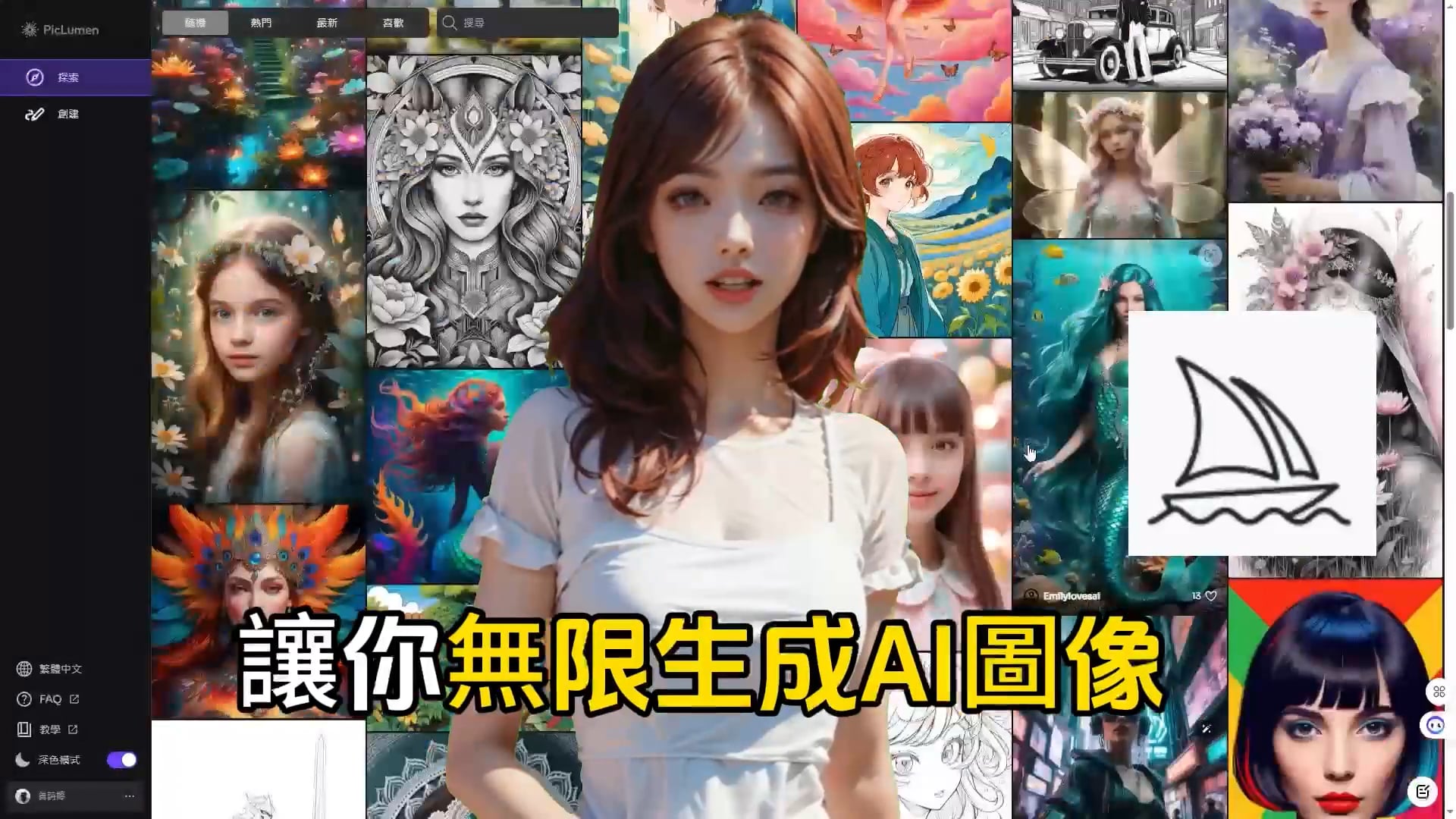 Piclumen 替代 Midjourney，無限生成高質量AI圖像！ | OMIA PLUS 影音學習