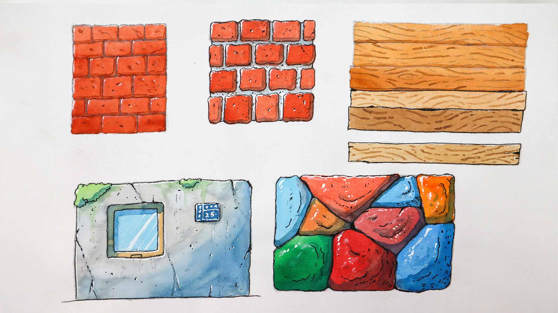 奇幻台灣建築插畫-掌握質感先贏一半 | OMIA PLUS 影音學習